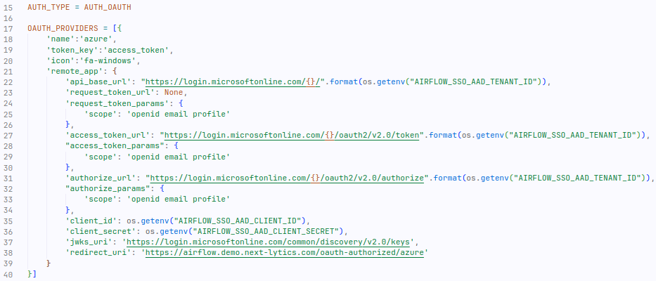 Implementing Single Sign On (SSO) Authentication in Apache Airflow
